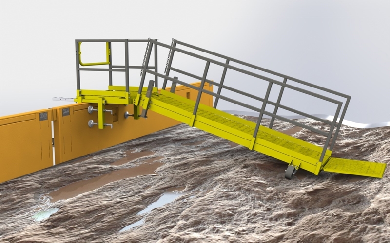 Steel structural design for grain storage solution