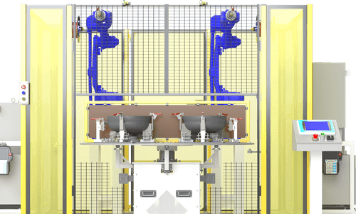 Automated Spot-Welding Cell Design for Automotive Door